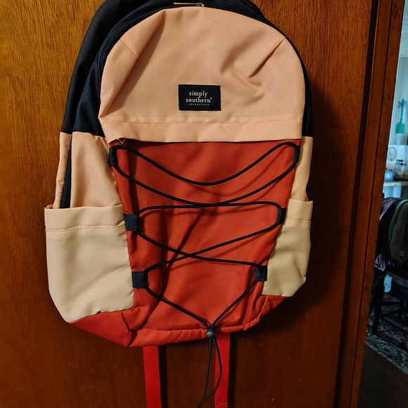 Simply Southern | Bags | Simply Southern Red And Tan Mens Backpack ...